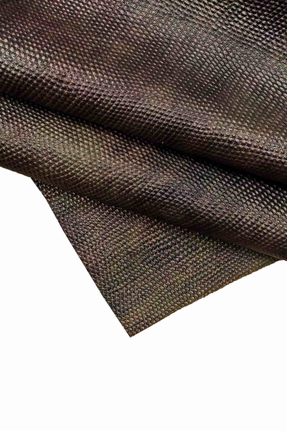 LIZARD PRINTED calfskin, blue, purple, green embossed leather hide ...