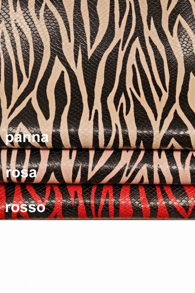 Red Animal Print Fabric
