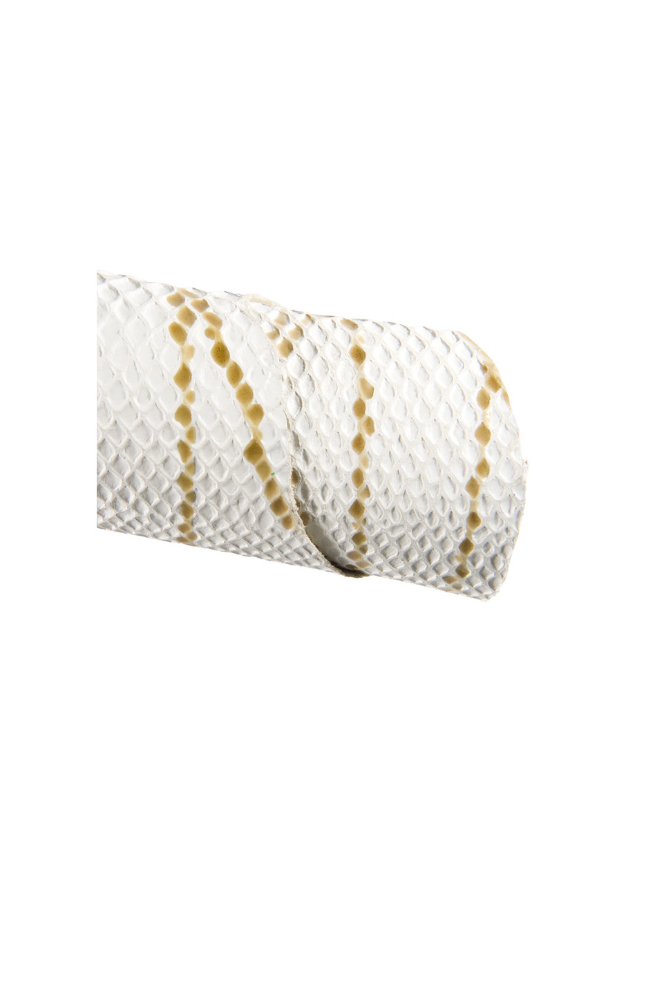 WHITE PYTHON embossed leather skinwith beige sketch print, reptile ...