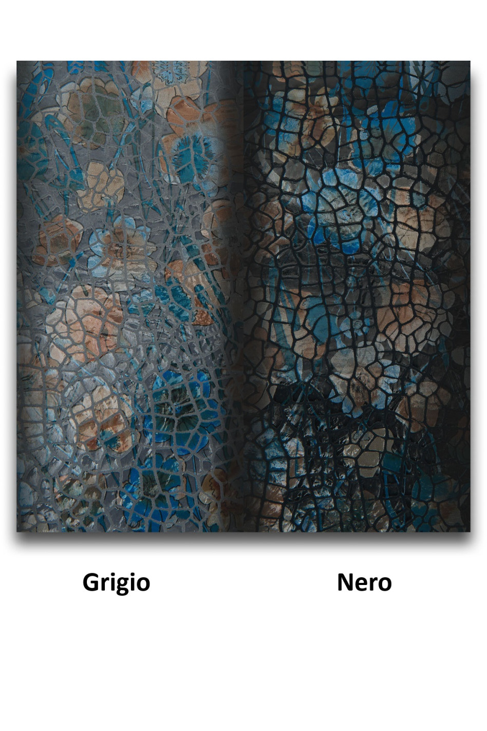 FLORAL print with crackle pattern on leather skin, flower texture on ...