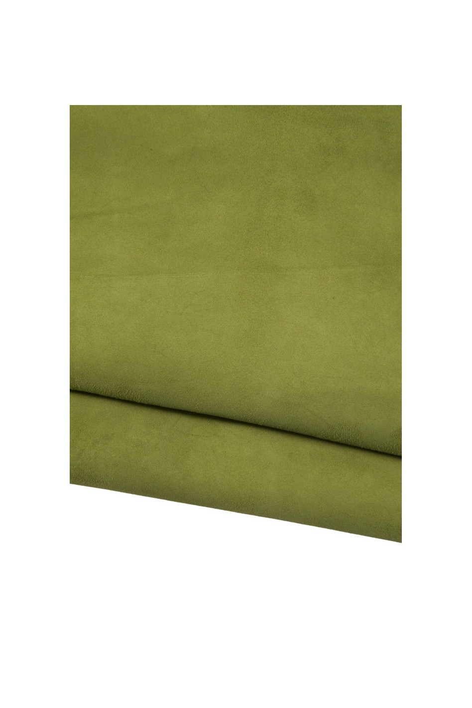 Green SUEDE leather skin, soft suede goatskin, ideal for crafting and ...