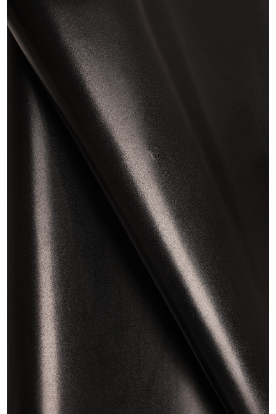 BLACK GLOSSY leather hide, smooth cowhide with veins, quite soft ...