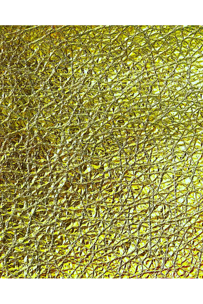 IRIDESCENT metallic leather skin, yellow green bright sparkle goatskin ...
